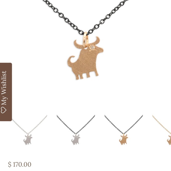 marion cage | Jewelry | Marion Cage Taurus Ox Necklace | Poshmark